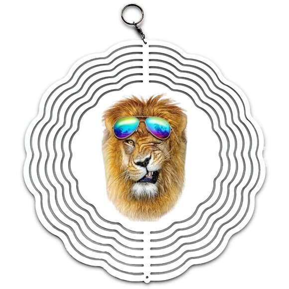 Design | Cute Winking Lion Design Wind Spinner | Poshmark